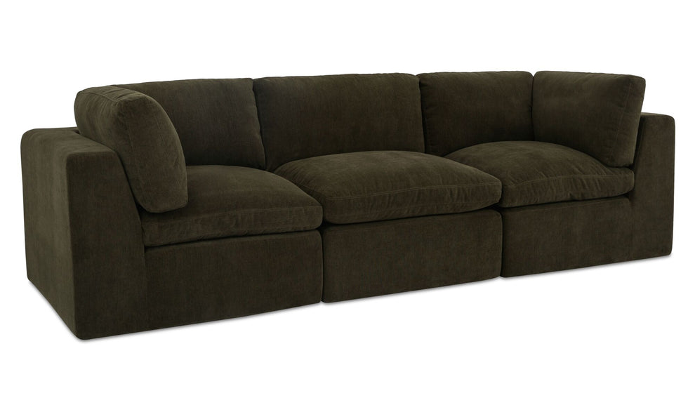 Cates Modular Sofa Dark Green | The Carpentry Shop Co.