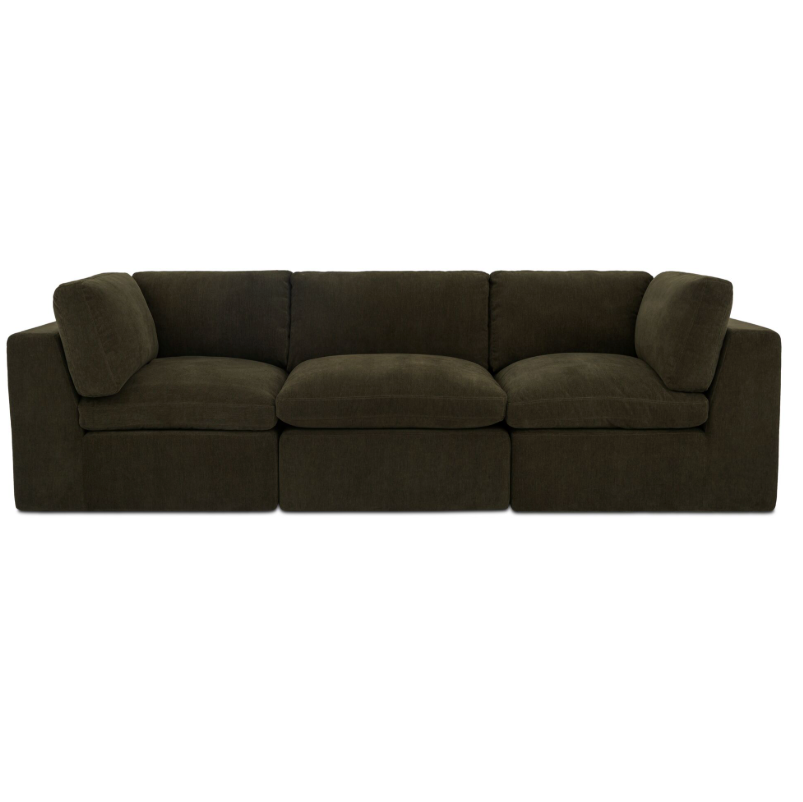 Cates Modular Sofa Dark Green | The Carpentry Shop Co.