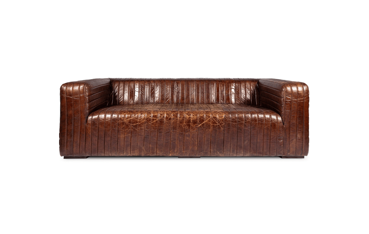 CASTLE SOFA- DARK BROWN | The Carpentry Shop Co.
