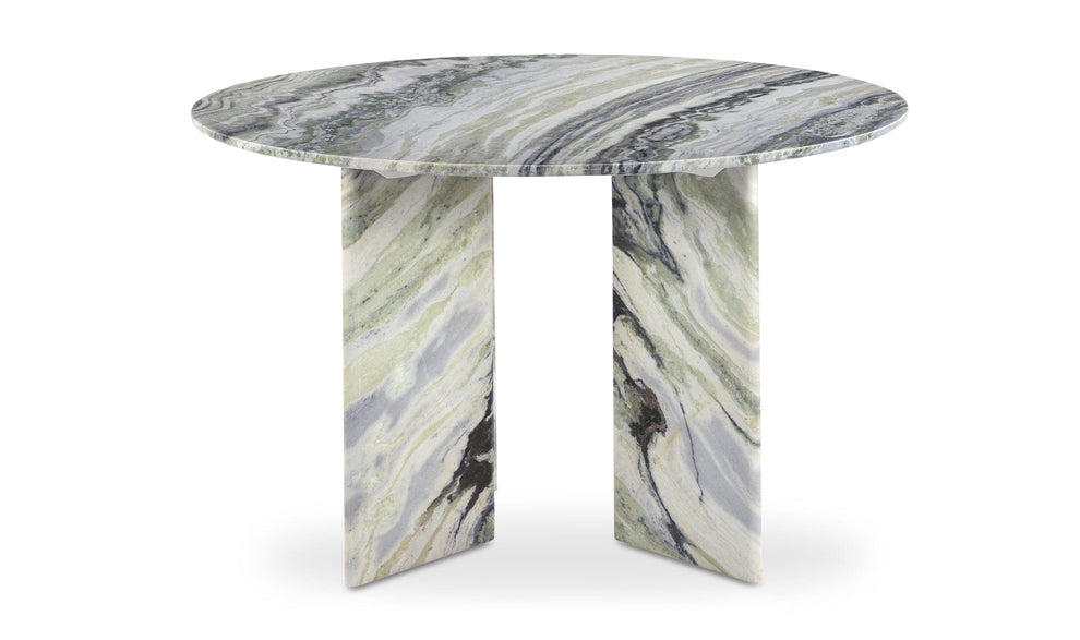 Celia Round Dining Table Green Onyx Marble | The Carpentry Shop Co.