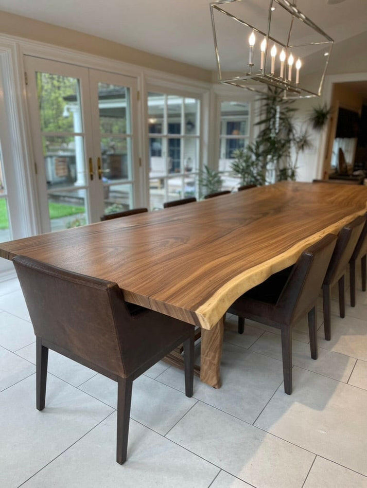 Exotic Solid Wood Dining Table High End Artisan Made – The Carpentry ...