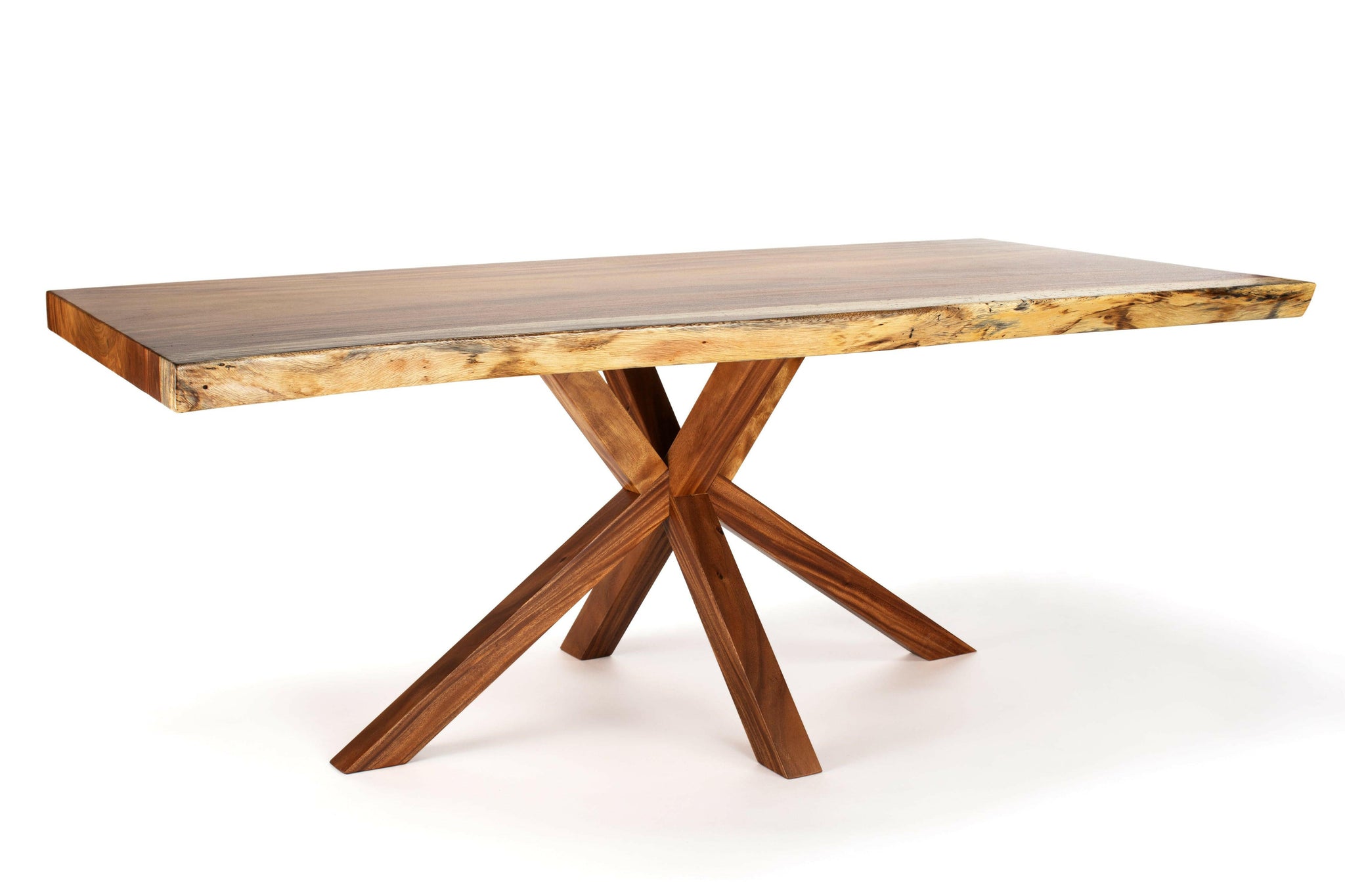 Exotic Wood Dining Table With Pedestal Base | The Carpentry Shop Co.