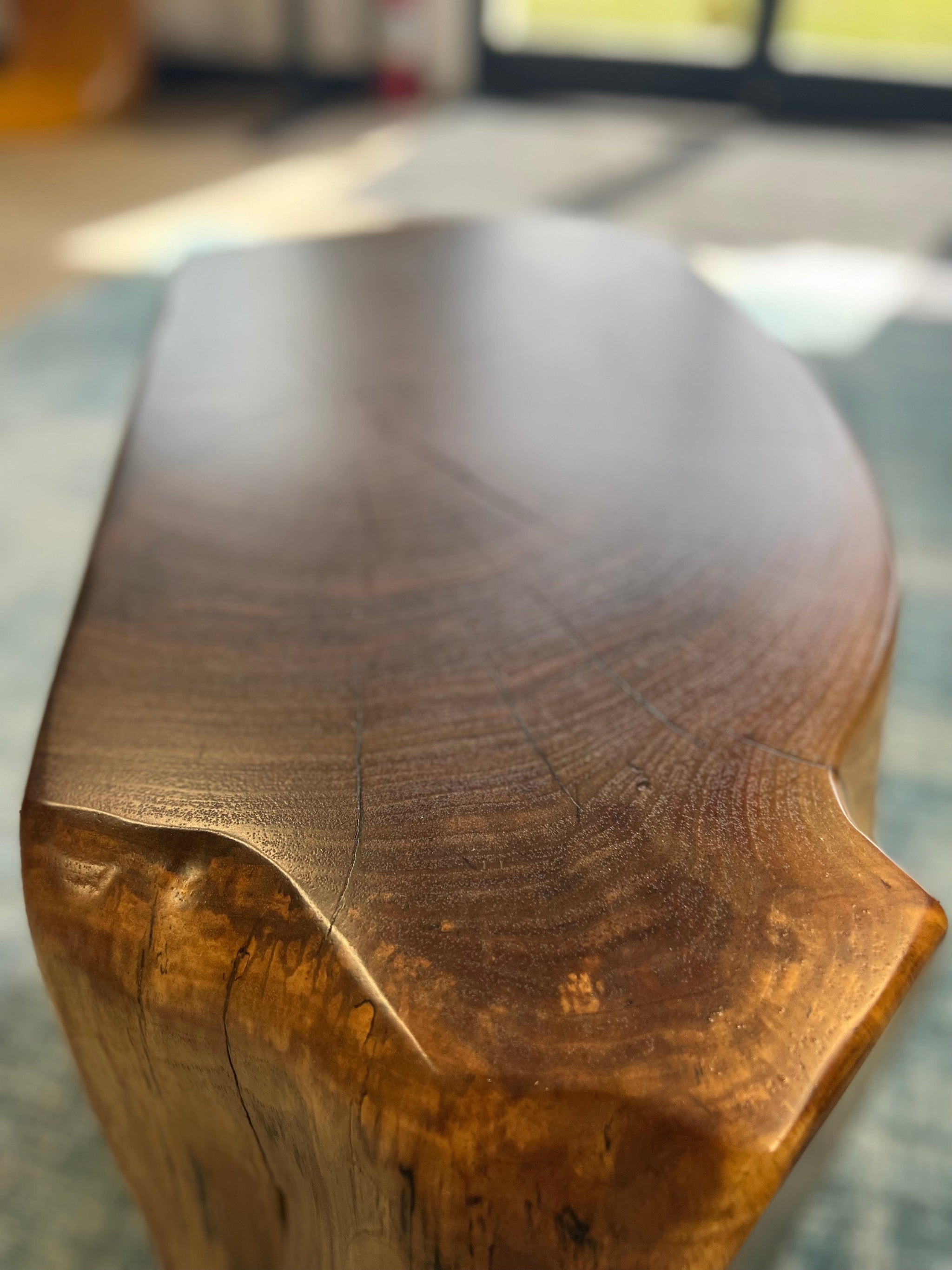 Walnut Tree Stump End Table | The Carpentry Shop Co.